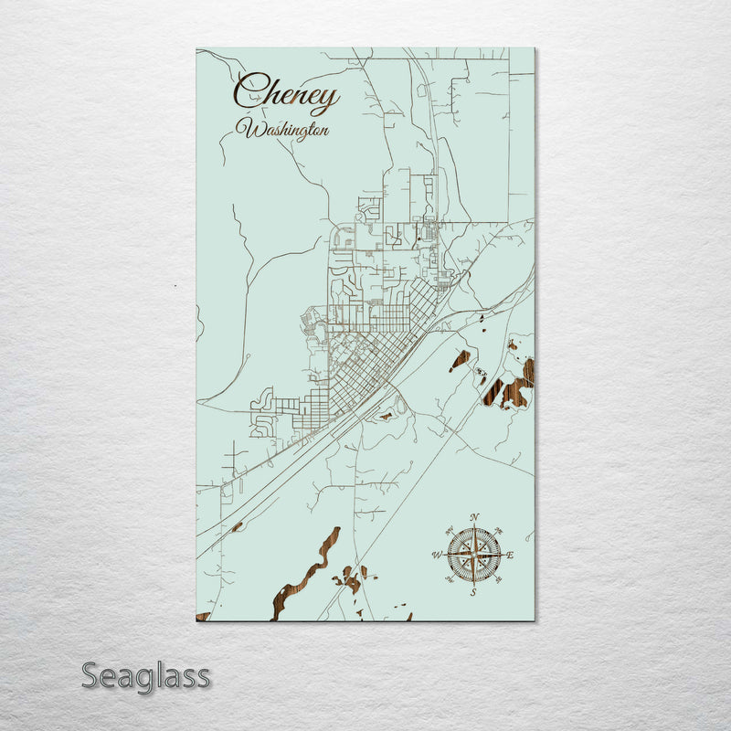 Cheney, Washington Street Map – Fire & Pine