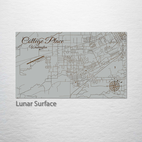 College Place, Washington Street Map – Fire & Pine