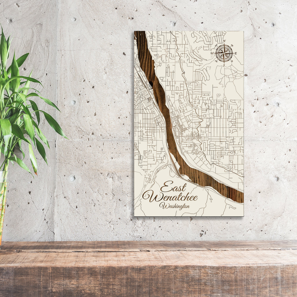 East Wenatchee, Washington Street Map – Fire & Pine