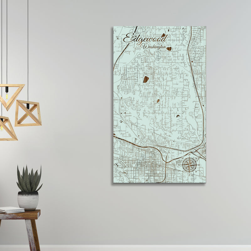 Edgewood, Washington Street Map – Fire & Pine