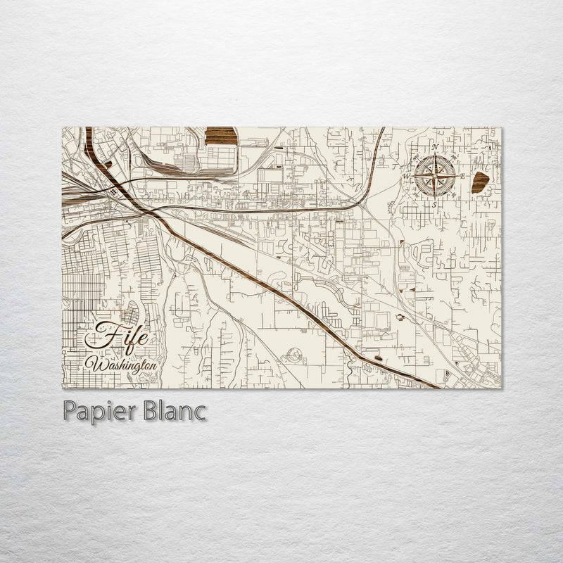 Fife, Washington Street Map – Fire & Pine