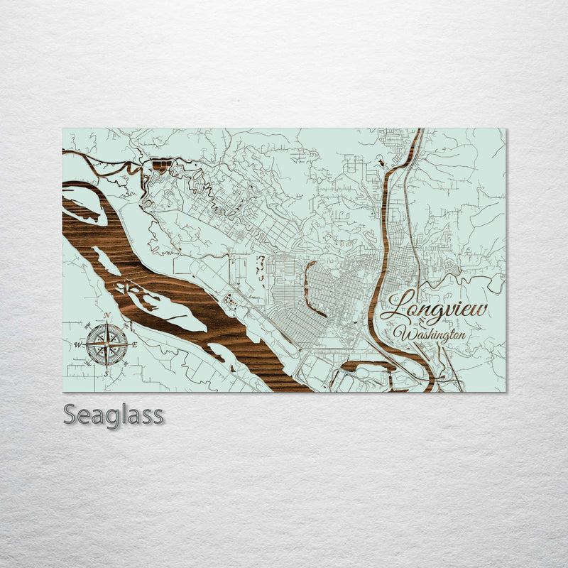 Longview, Washington Street Map – Fire & Pine