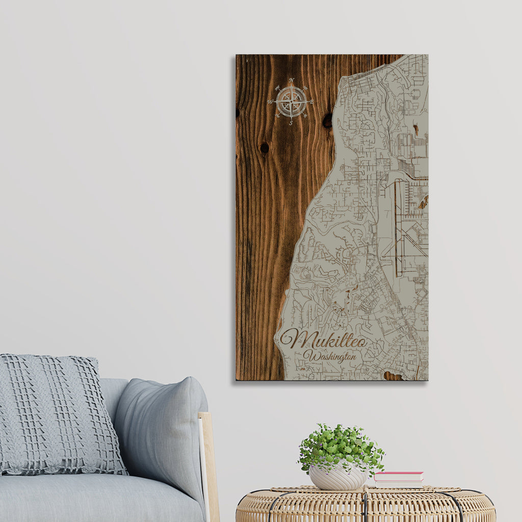 Mukilteo, Washington Street Map | Fire & Pine
