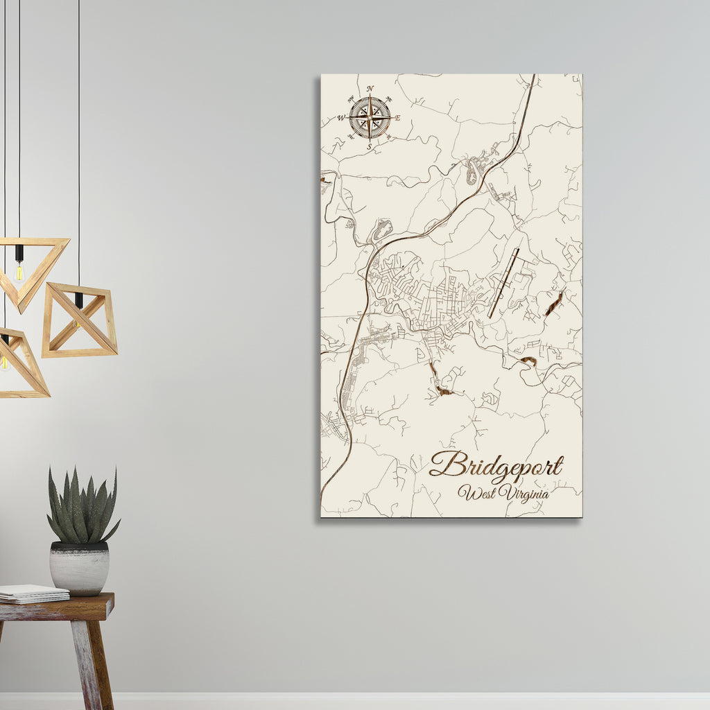 Map Of Bridgeport West Va